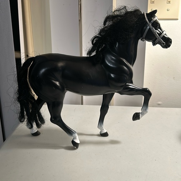 Mattel | Toys | Vintage 98 Mattel Barbie Black Stallion Horse Midnight ...